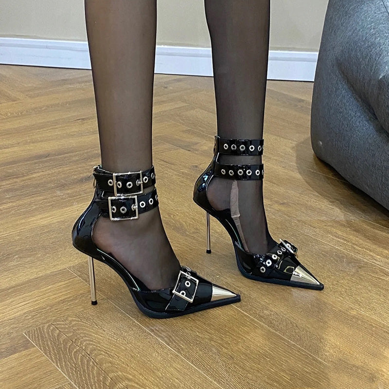 Natasha-100 Point Toe High Heels – Al Grandé Boutique
